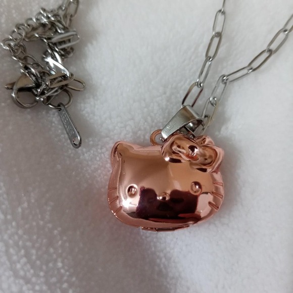 n/a | Jewelry | Hello Kitty Locket Necklace Rose | Poshmark